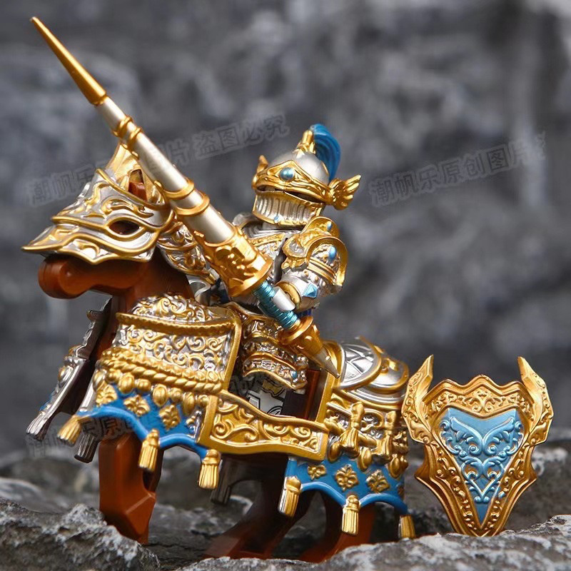 Product image Medieval Knight Lancelot mô hình lắp ráp Hiệp Sĩ Bàn Tròn ...