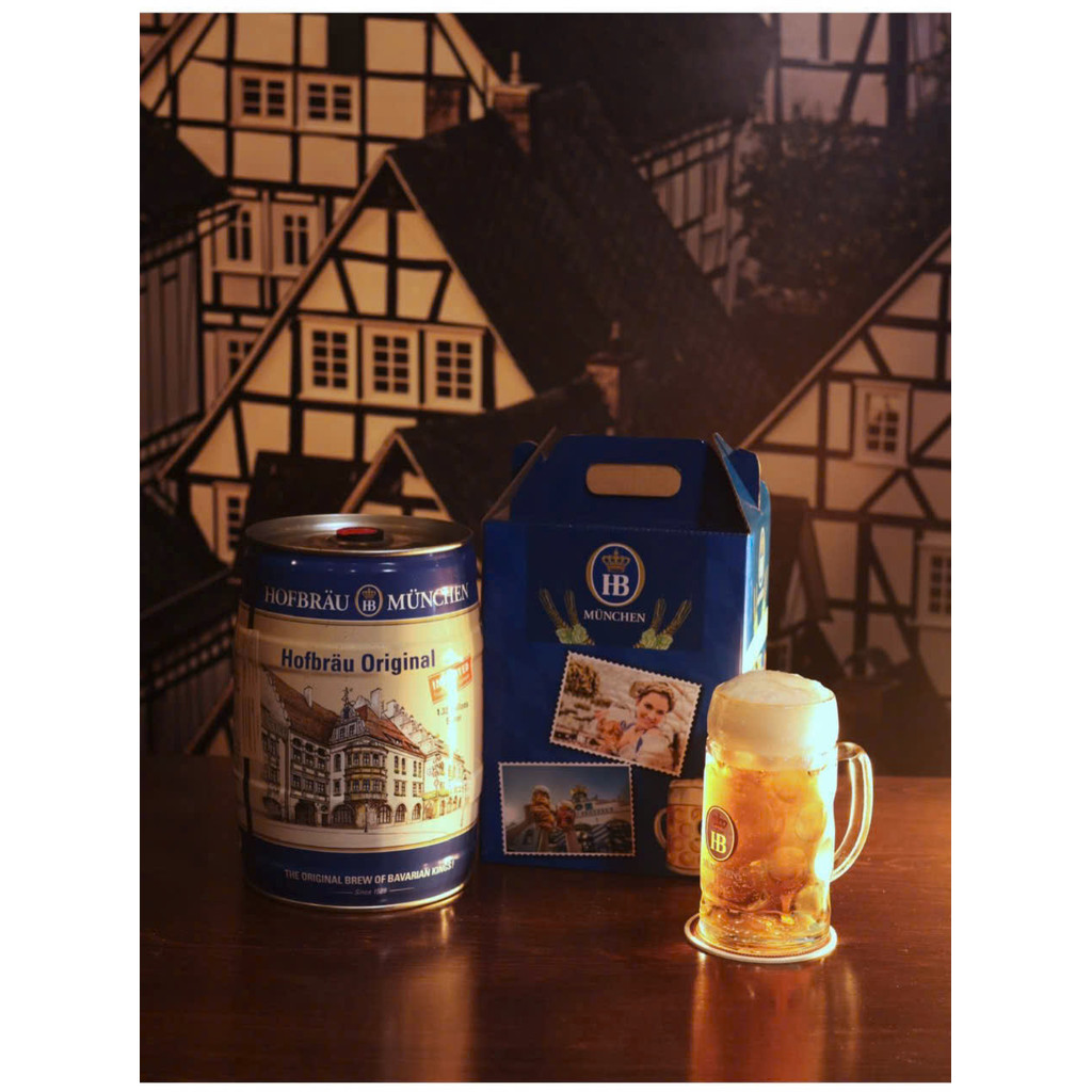 Bia HB Hofbräu Original 5.1% - Nhập khẩu Đức – Bom 5 Lít | Shopee Việt Nam
