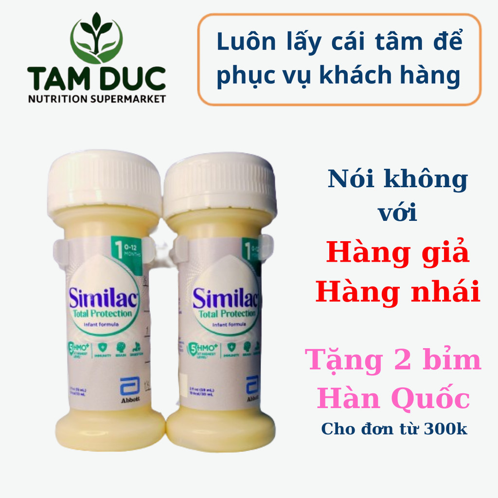 01 hộp 4 ống sữa nước Similac Total Protection dành cho bé sinh mổ (có ...