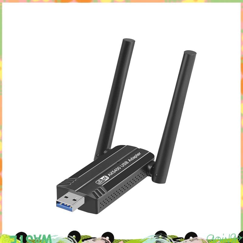 5400mbps Wifi 6E Card mạng USB 3.0 Bộ chuyển đổi Wifi Tri-Band 2.4G 5G 6G Bộ thu Wifi Dongle Phù ...
