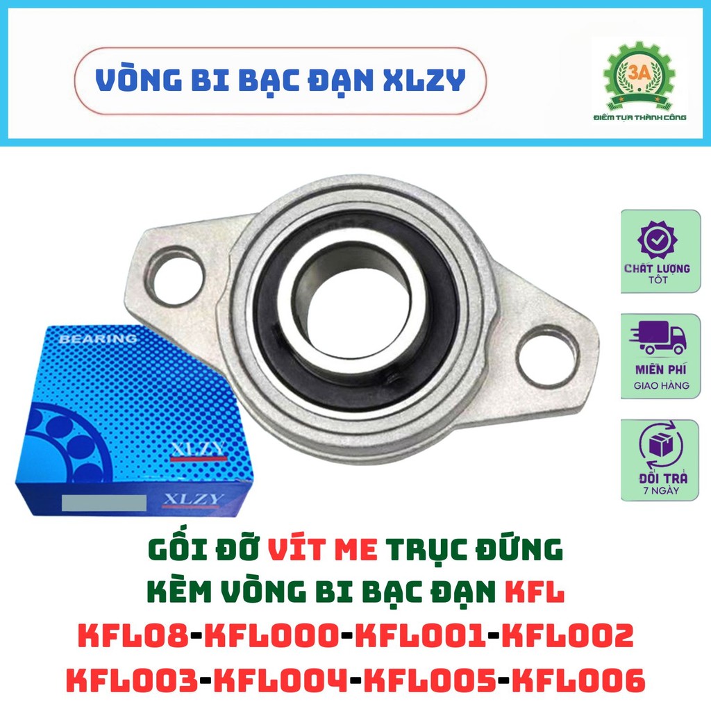 Gối đỡ vít me trục đứng KFL08 KFL000 KFL001 KFL002 KFL003 KFL004 KFL005 ...