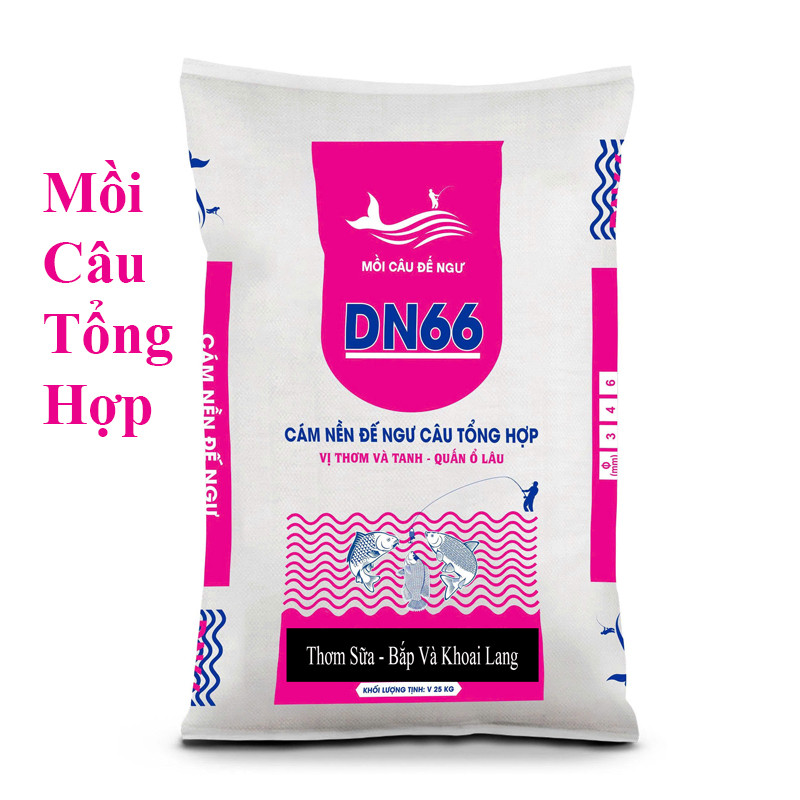 (Bịch 25Kg Đã Xay) Mồi Câu Đế Ngư, Mồi Câu Tổng Hợp DN66, Mồi Câu Chép ...