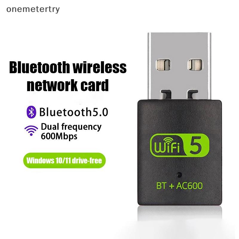 Em 600Mbps USB WiFi 5.0 Adapter 2in1 Dongle Dual Band 2.4G & 5GHz USB ...