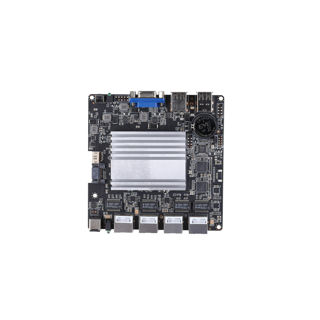 Qotom Mini PC Motherboard Processor J1900 Quad Core 4 LAN VGA | Shopee Việt Nam
