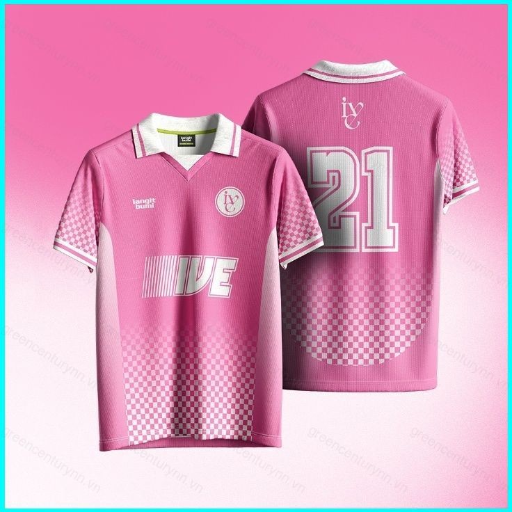 Áo thun jersey GN IVE K-Pop dáng rộng mùa hè - Wonyoung, Yujin, Gaeul ...