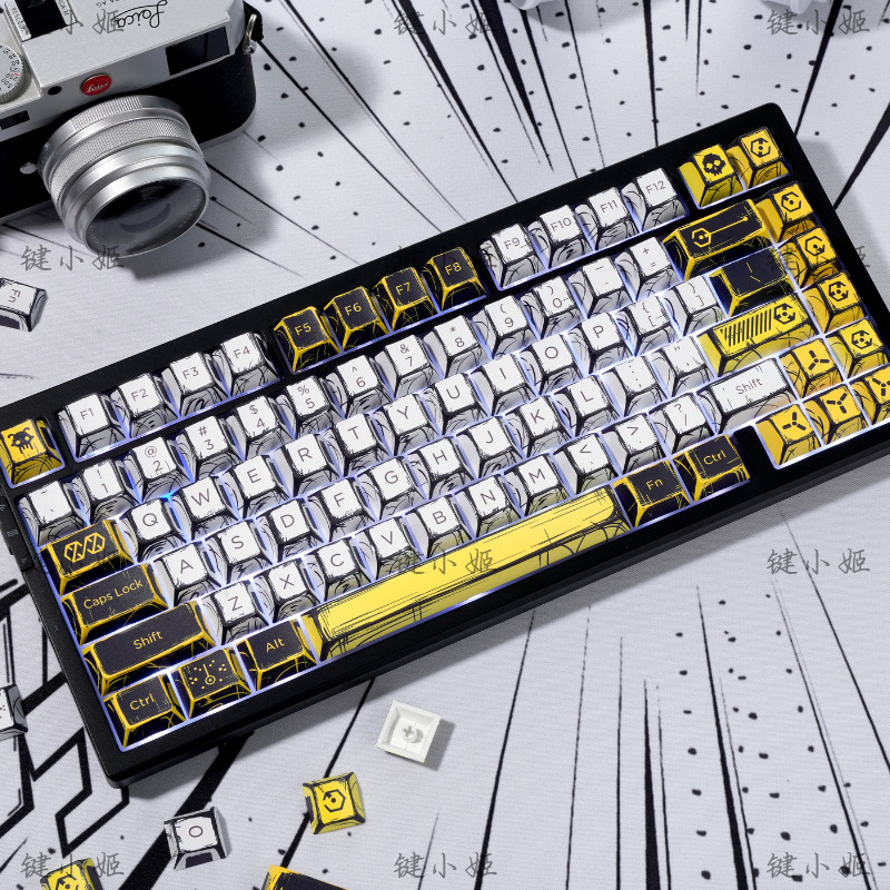 Wootingen 's Comics Shimmer Keycap Chủ đề chiến tranh ảo Thăng hoa năm ...