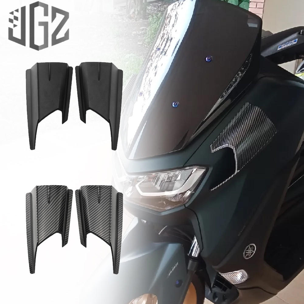 Dành Cho Xe YAMAHA NMAX 155 V1 V2 Xe Máy Carbon Fairing Bên Winglets ...
