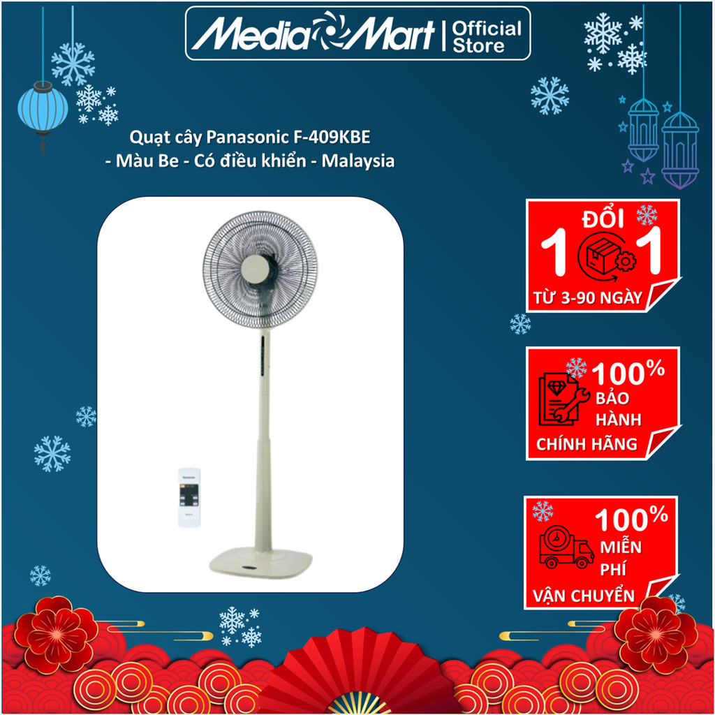 Quạt cây Panasonic F-409KBE (Màu Be) | Shopee Việt Nam