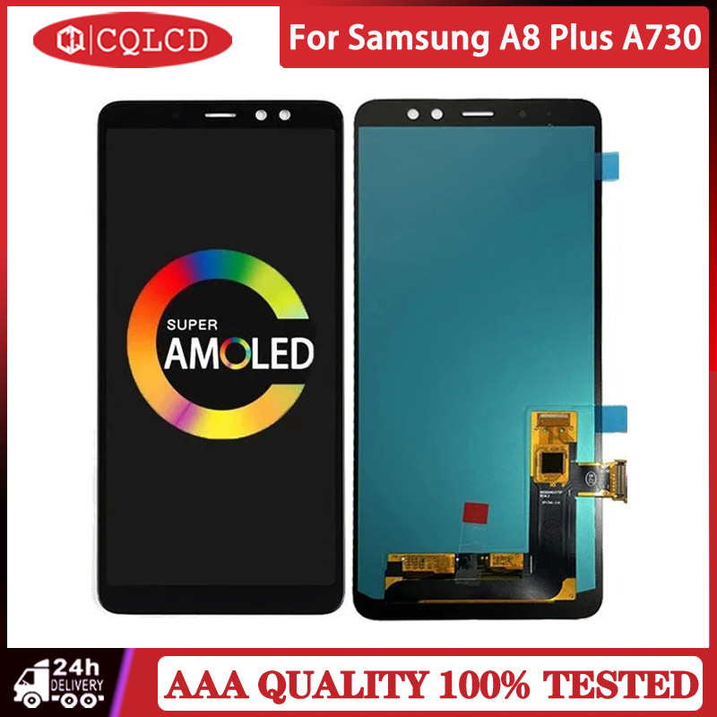 Amoled Cho SAMSUNG Galaxy A8 Plus 2018 LCD A730 Màn Hình LCD Bộ Số Hóa ...