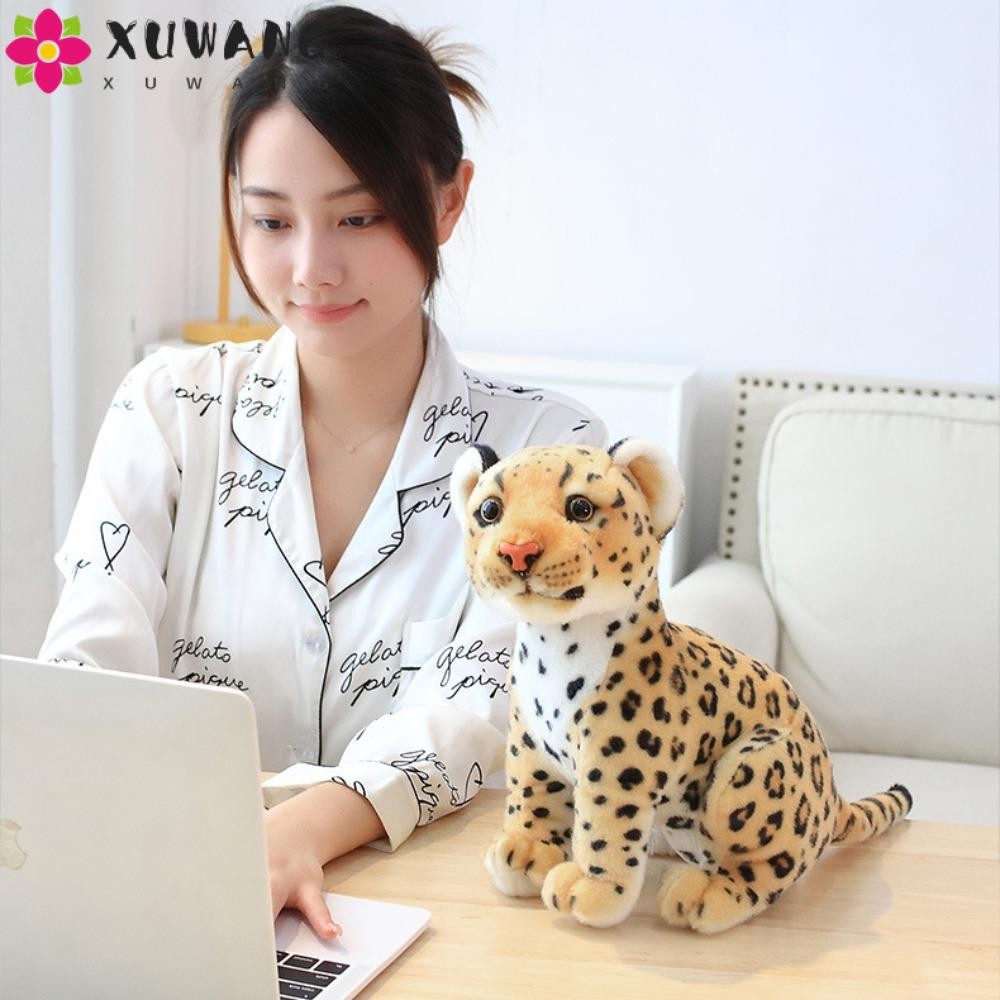 Xuwang Mô Phỏng Da Báo Tuyết Sang Trọng Đồ Chơi Thú Nhồi Bông Búp Bê Bé Gái | Shopee Việt Nam