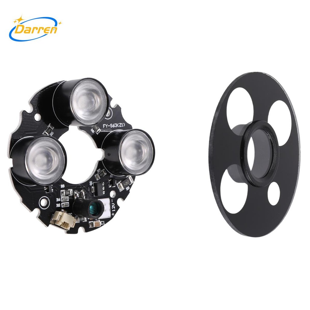 3 mảng IR LED Spot Light Hồng ngoại 3x Bảng LED IR cho camera quan sát ...