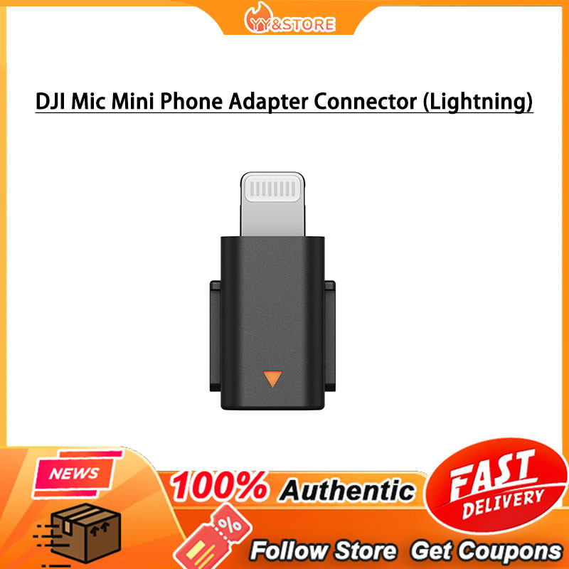 [Bản gốc mới] Đầu nối bộ chuyển đổi điện thoại Mini DJI Mic (Lightning) | Shopee Việt Nam