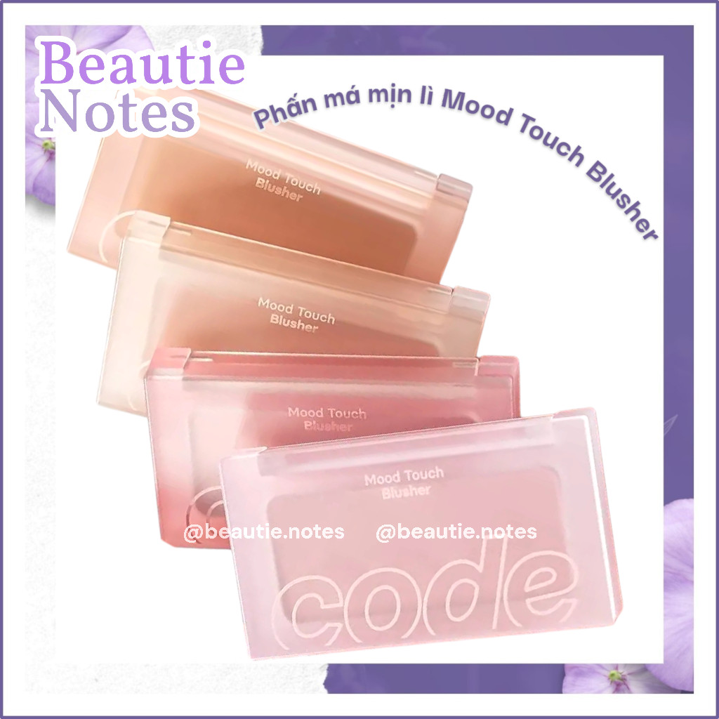 (SẴN HỎA TỐC) Phấn má hồng mịn lì Code Glokolor Mood Touch Blusher 3.5g | Shopee Việt Nam