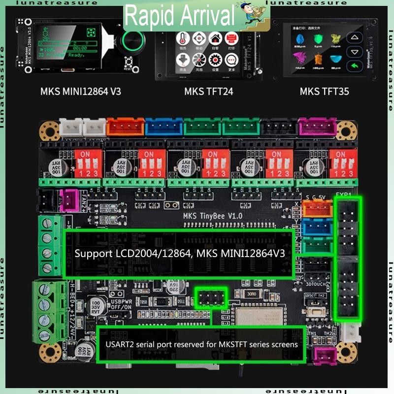 Lun Bộ điều khiển máy in 3D MKS TinyBee Bo mạch chủ ESP32-Wroom-32U 8M ...