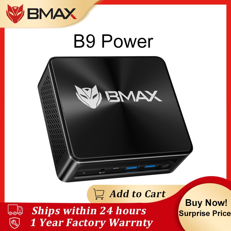 BMAX B9 Power Mini PC Intel Core i9-12900H 24GB DDR5 RAM 1TB NVMe SSD ...
