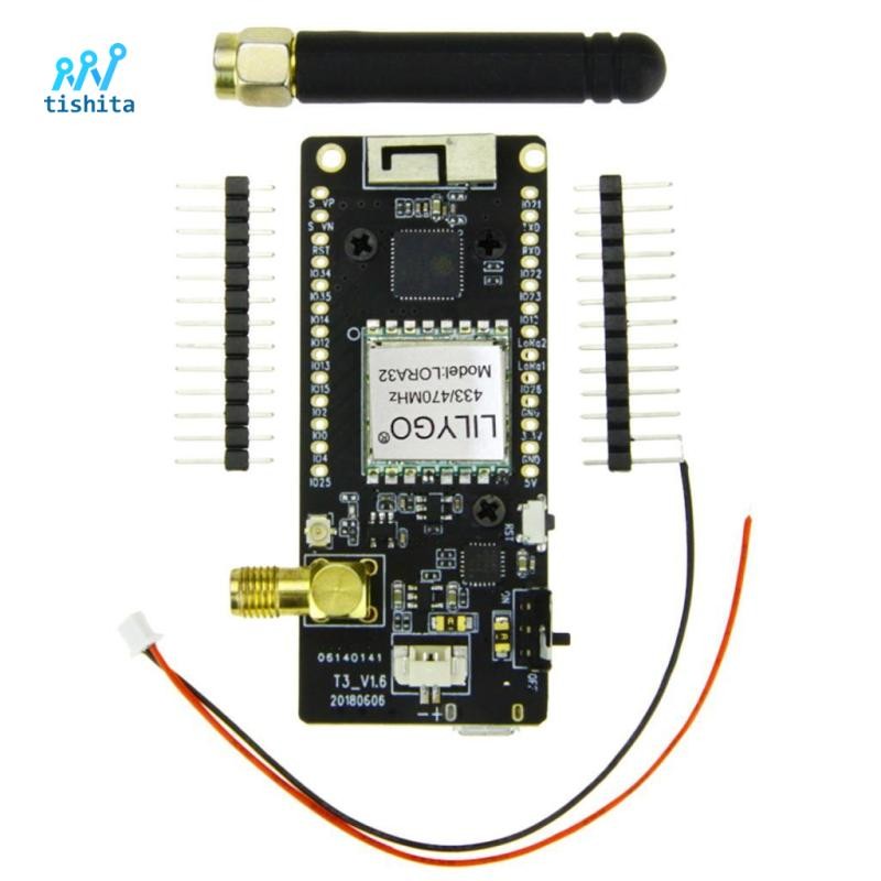 Tishita TTGO LORA32 433 Mhz ESP32 OLED 0,96 inch hiển thị Mô-đun WiFi Bluetooth | Shopee Việt Nam