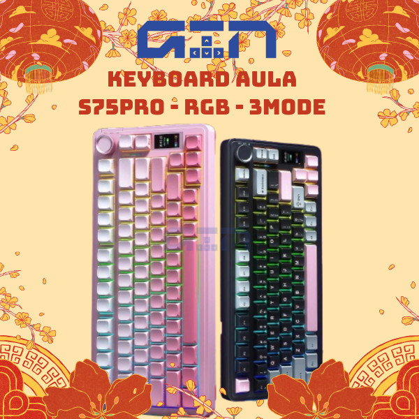 Bàn phím cơ AULA S75 Pro | 3mode | Hotswap | Led RGB | Shopee Việt Nam