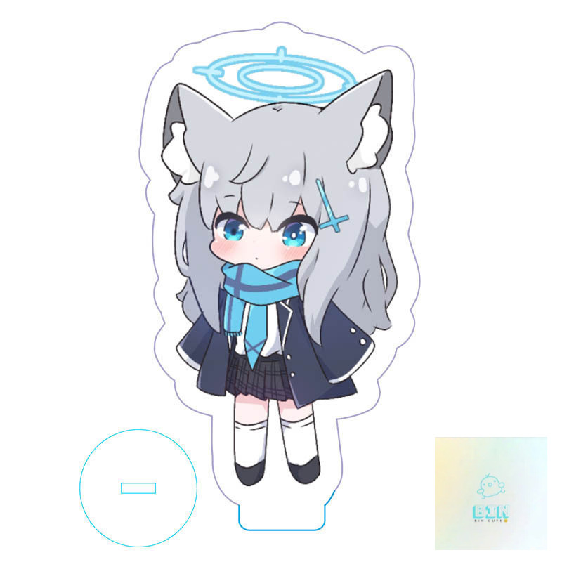 Móc Khoá, Standee, Tranh Kính Mô Blue Archive Shirasu Azusa Shiroko ...