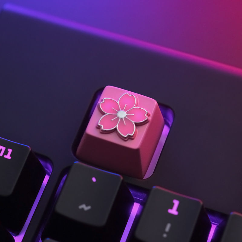 Keystone Keycap Kawaii Sakura một keycap màu hồng thích hợp cho bàn ...