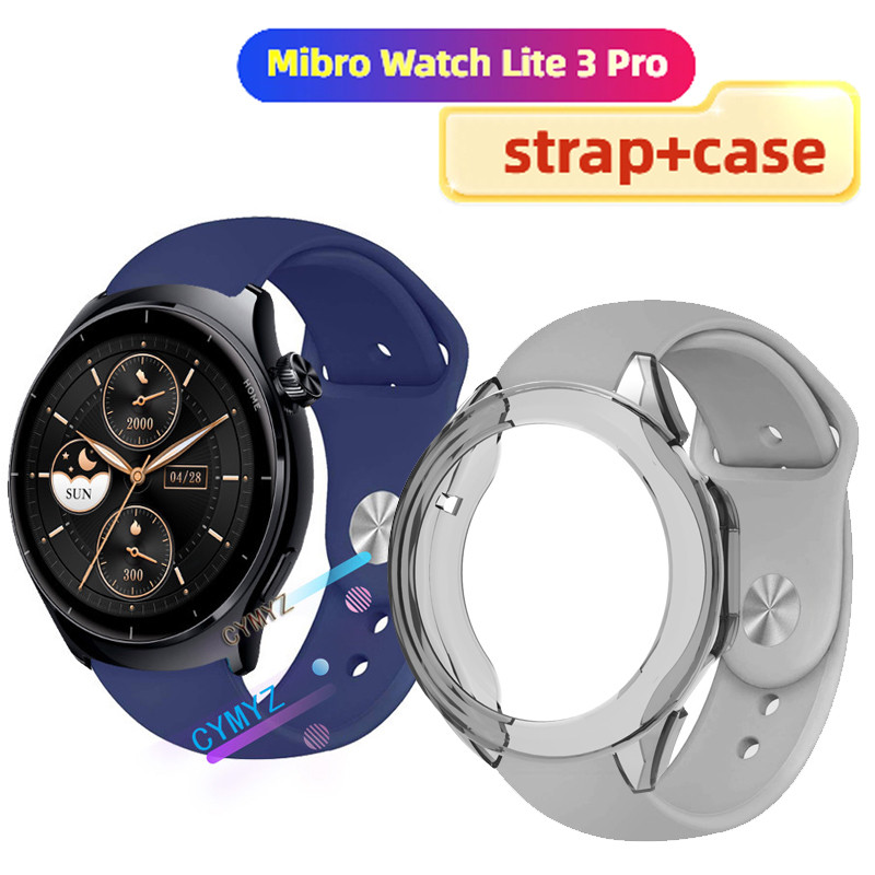 Ốp lưng Mibro Watch Lite 3 Pro Bảo vệ màn hình Mibro Watch Lite 3 Pro Dây đeo silicon cho Mibro ...