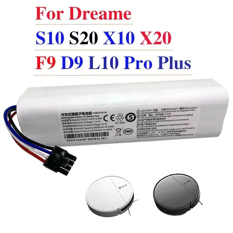 14.4v 6500mAh Dành Cho Dreame S10 S20 X10 X20 F9 D9 L10 Pro Plus Mẫu ...