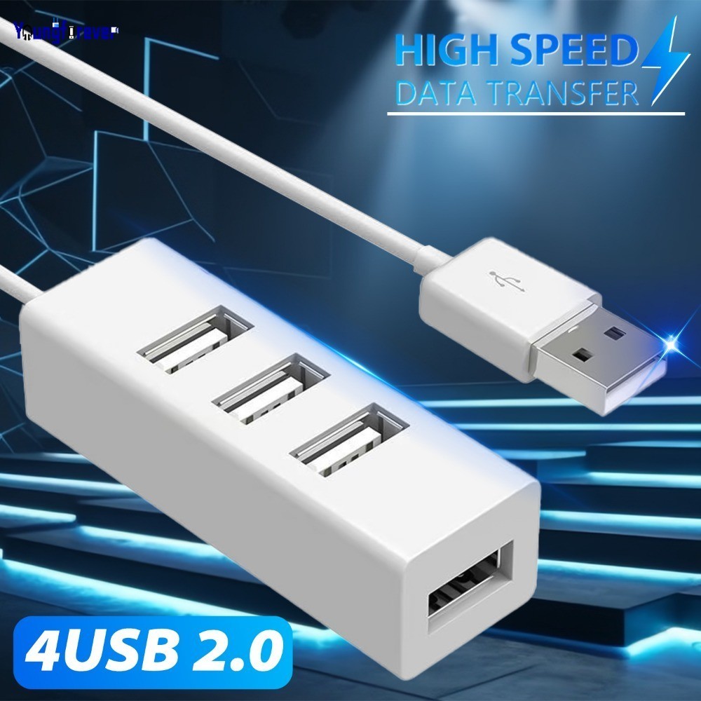 Mini 4 Cổng USB 2.0 Hub Chia Bộ Chuyển Đổi Hub Tốc Độ Cao 2.0 USB 4 ...
