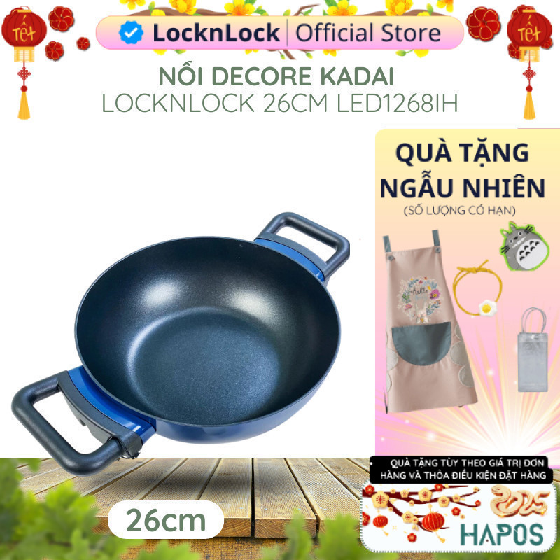 Nồi Decore Kadai 26cm Chính hãng Lock&Lock LED1268IH - HAPOS KIDS ...