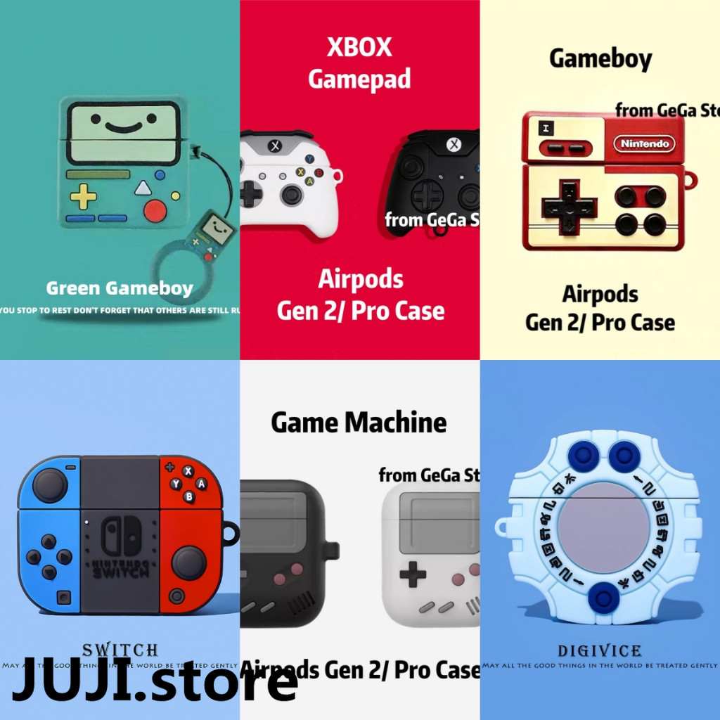 Juji Switch Airpods Case Gameboy Airpods 4 Ốp lưng silicon Airpod Pro 2 ...
