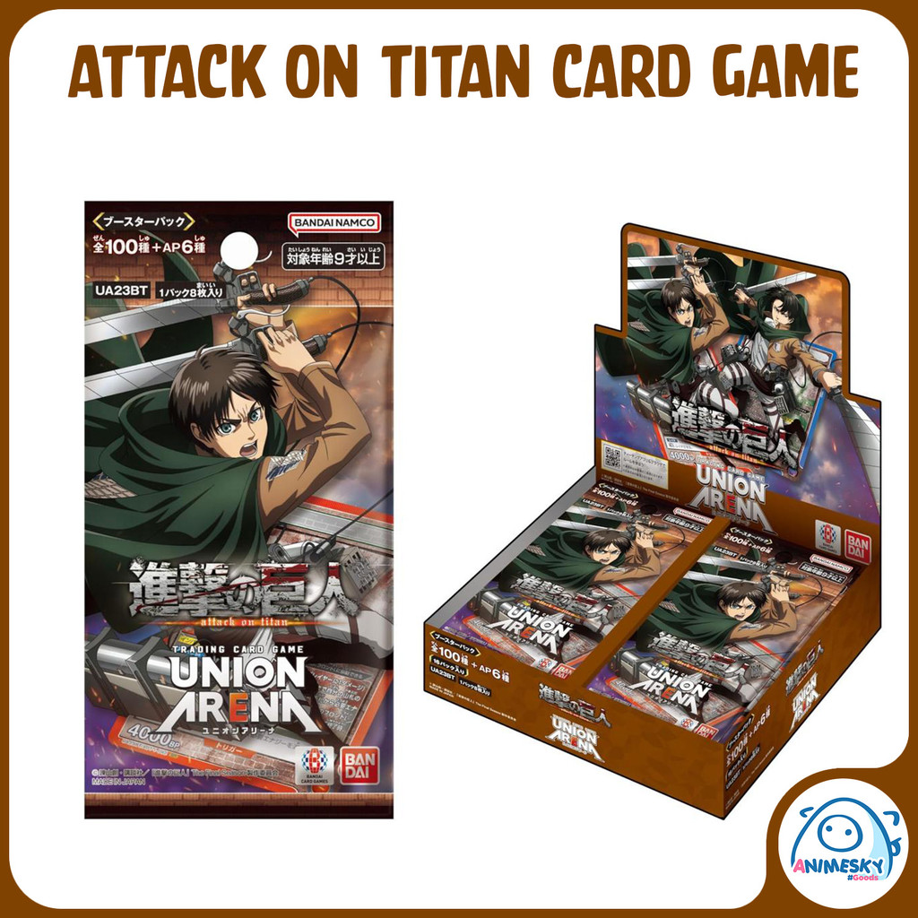 [Có sẵn] Pack thẻ nhân phẩm Attack On Titan Card Game Carddass UNION ...