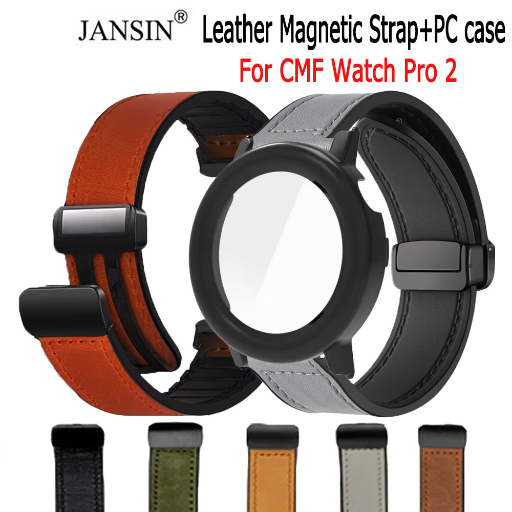 Jansin Dây Đeo Silicon Khóa Nam Châm+Trường hợp CMF Watch Pro 2 ...