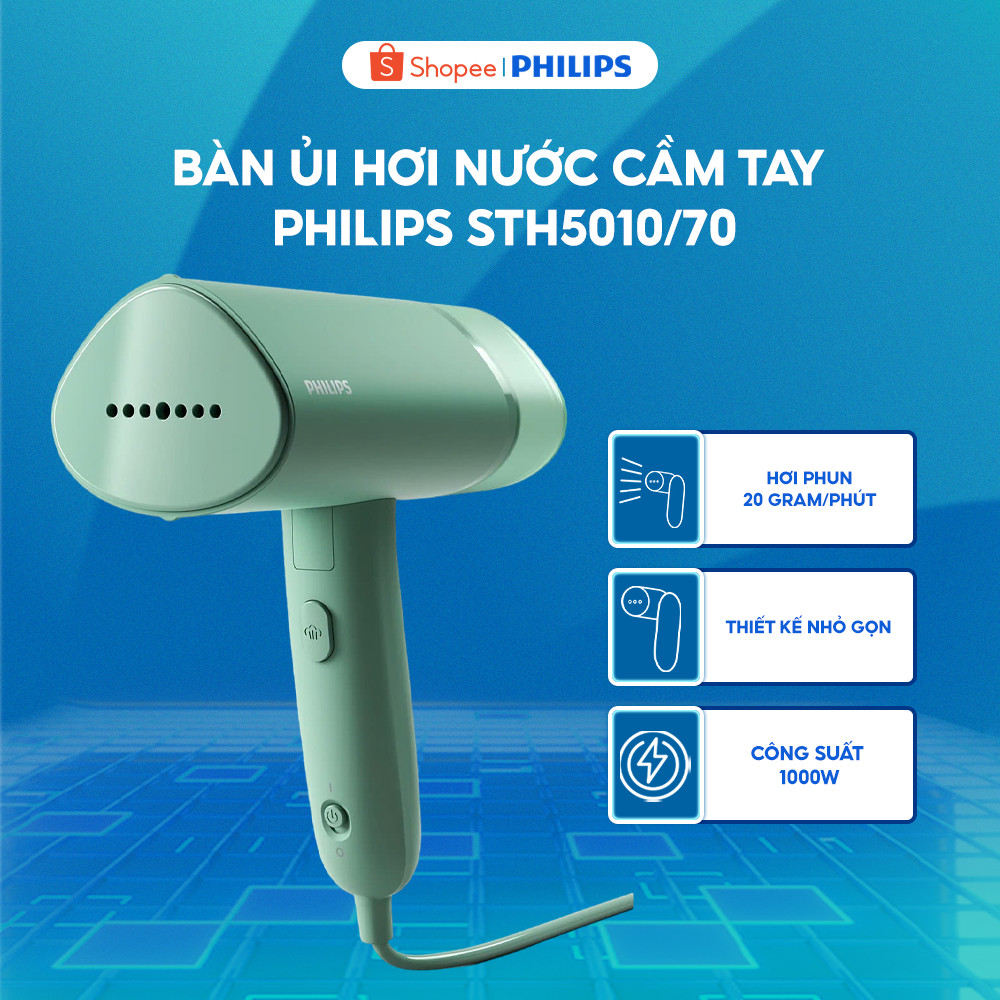 Bàn Ủi Hơi Nước Cầm Tay Philips STH5010/70 |1400W - Hàng Chính Hãng ...