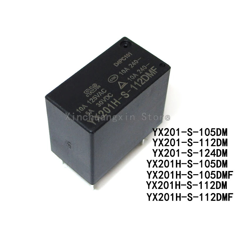 1-5 CÁI YX201-S-105DM 112DM 124DM YX201H-S-105DM 105DMF YX201H-S-112DM YX201H-S-112DMF 5V 12V ...