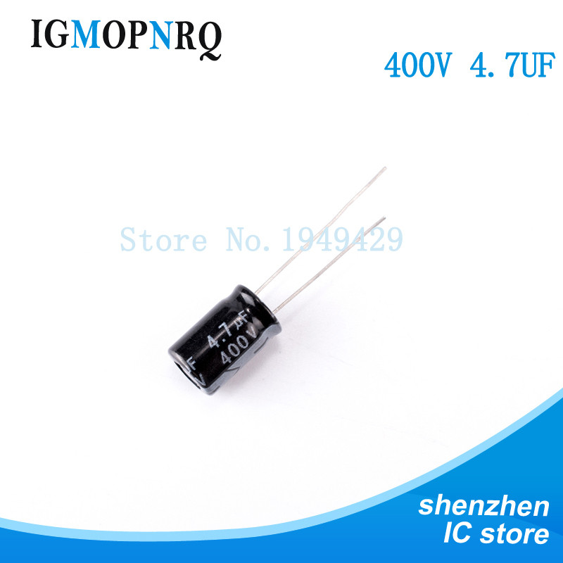 20 Cái / lốc Tụ Điện Nhôm 4.7uf 400v 8 * 12 Tụ Điện Phân 400v 4.7uf | Shopee Việt Nam