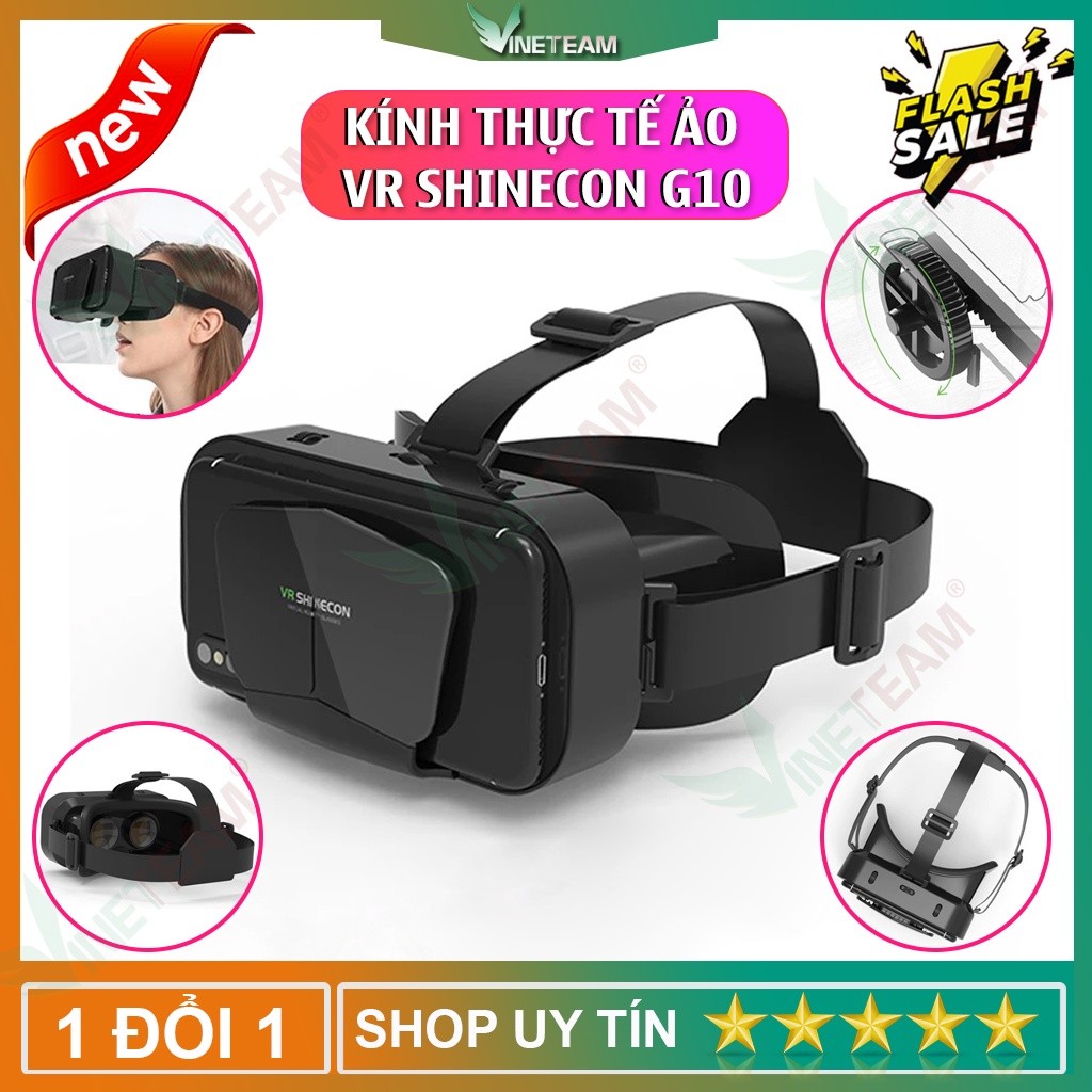 Kính Thực Tế Ảo VR SHINECON G10 Cho Điện Thoại 4.7-7.0 inch phù Hợp Với ...