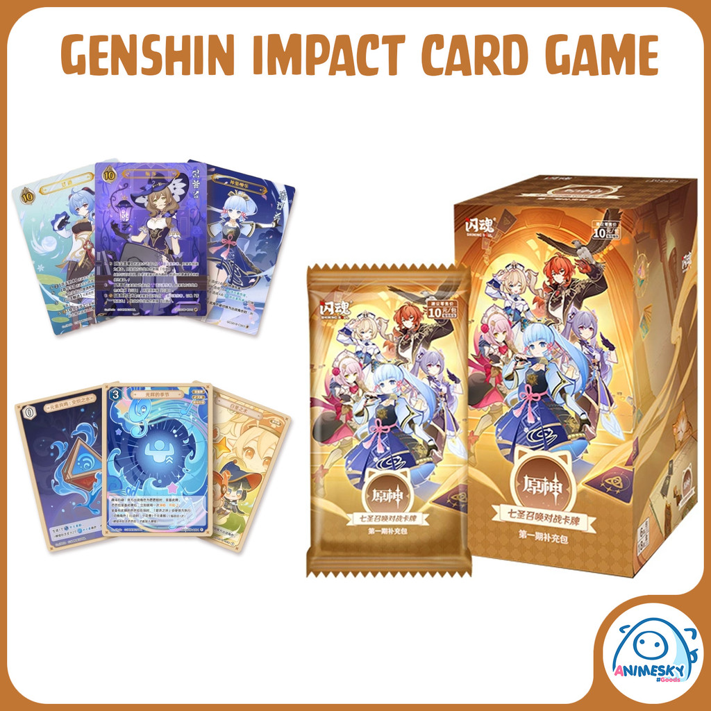 [Có sẵn] Pack thẻ nhân phẩm Genshin Impact card game chính hãng ...