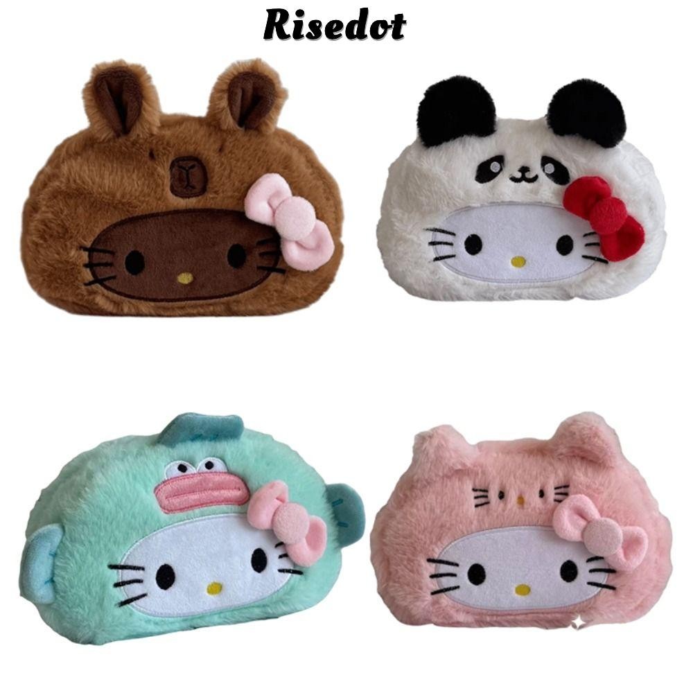 Túi đựng bút RISEDOT, Bút chì Hello Kitty / Capybara hoạt hình dung ...