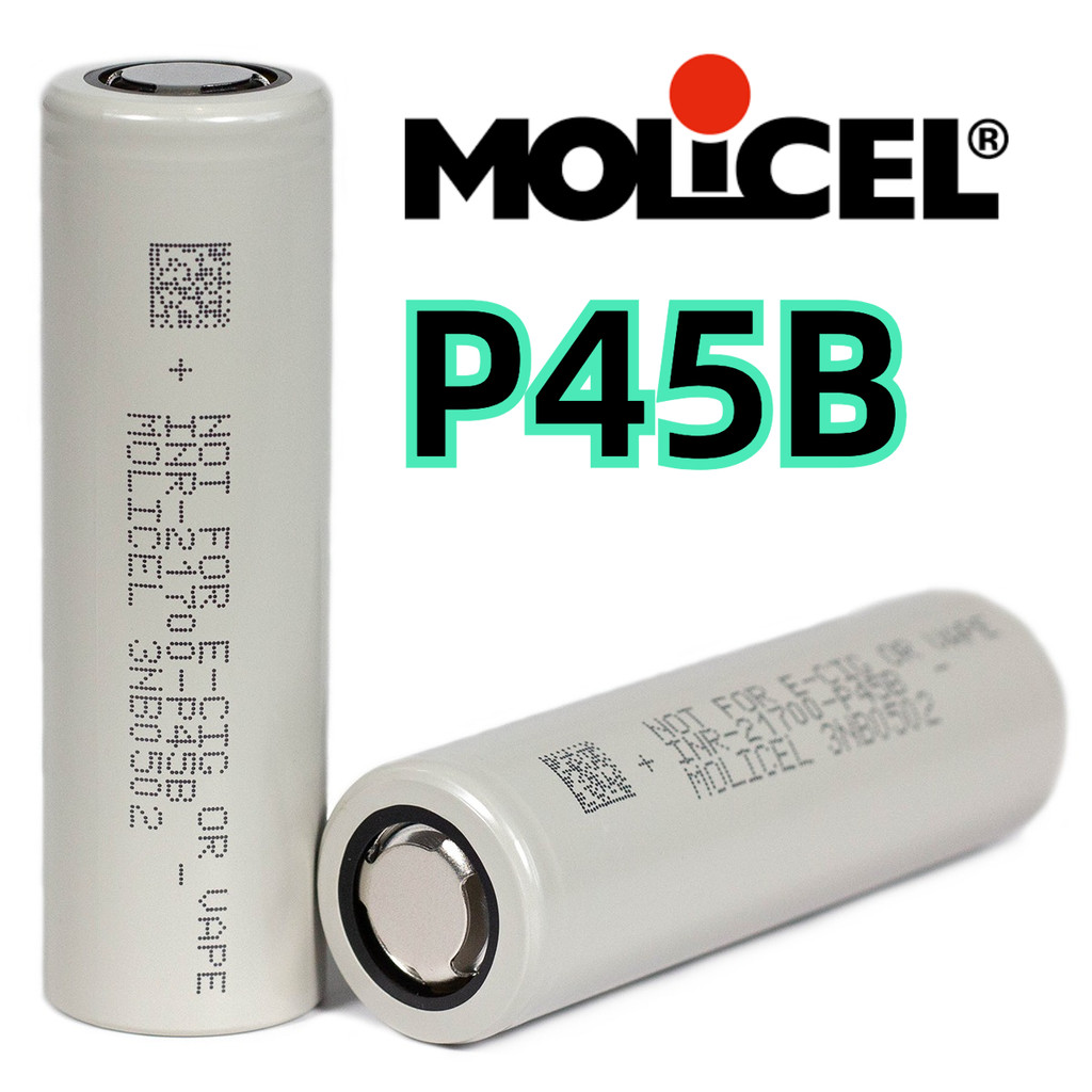 [P21] Pin sạc 21700 MOLICEL P45B 4500mAh 45A công suất cao li-ion 3.6v ...