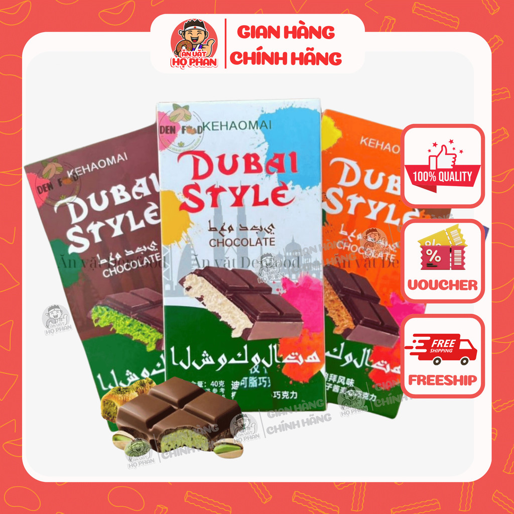 Socola Sợi Dừa Dubai Kehaomai hộp 40g- Ăn vặt Họ Phan | Shopee Việt Nam