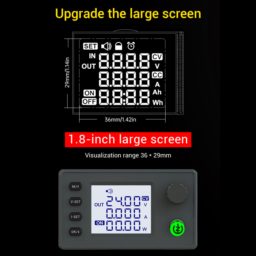 ZIQQUCU SK150 Pro CNC bước lên và bước xuống DC có thể điều chỉnh điện áp điều chỉnh mô-đun sạc ...