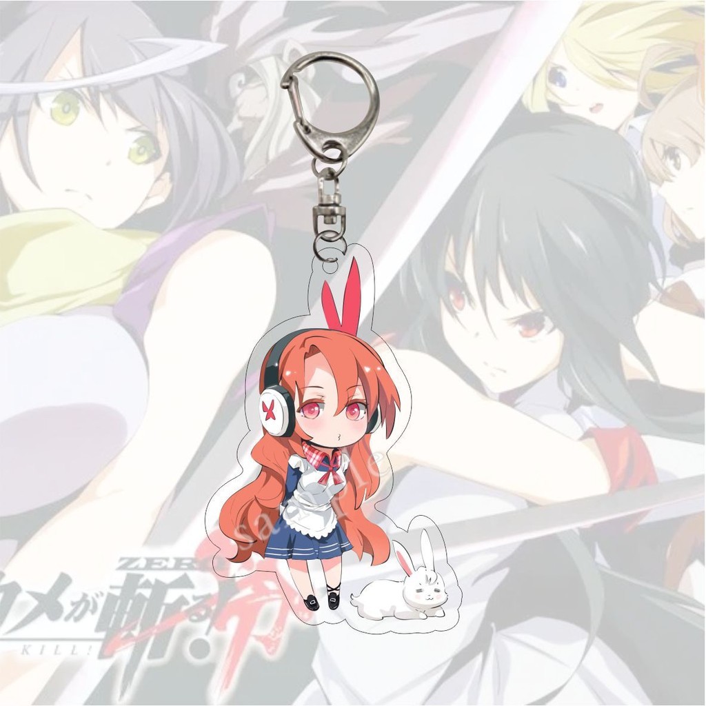 Móc Khoá, Mô Hình Standee Anime Akame Ga Kill phiên bản chibi cute ...