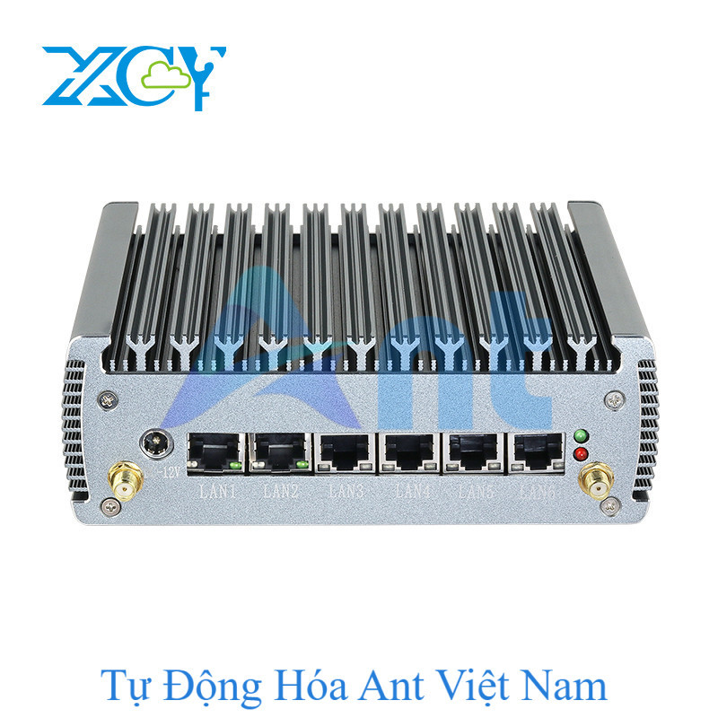 XCY I7-1165G7 Intel PC mini công nghiệp COM-RS232 USB N100 6x2.5G ...