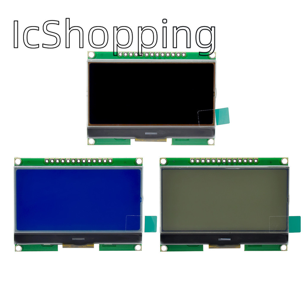 Lcd12864 12864-06D, 12864, mô-đun LCD, COG, với phông chữ Trung Quốc, màn hình ma trận chấm ...