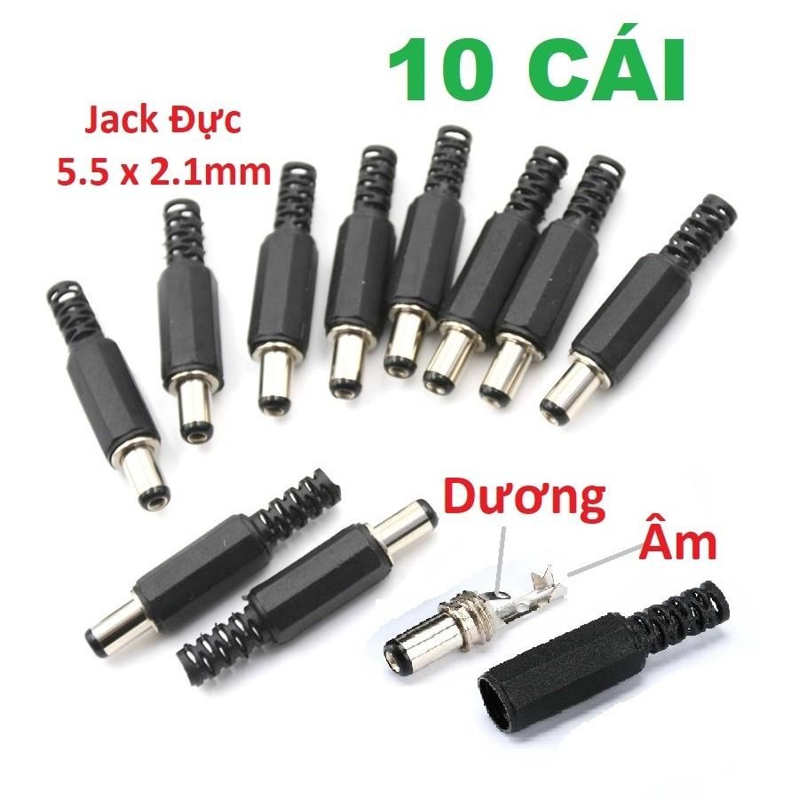 Sỉ Jack Đực DC 5.5x2.1mm Làm jack sạc pin, jack Đực cấp nguồn cho ...