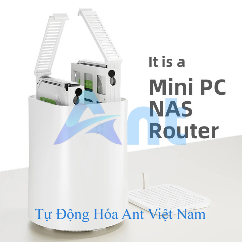 XCY NAS Mini PC Intel N100 Ryzen 7 5825u ddr4m.2 NVMe SSD 2.5G Ethernet wifi6 2x2.5/3 inch HDD ...