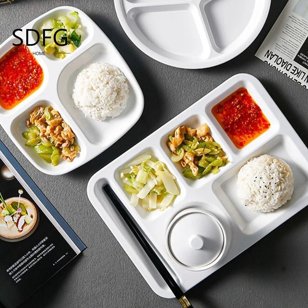 Đĩa ăn tối thực phẩm SDFG, Khay thức ăn nhanh có thể phục vụ bằng nhựa ...