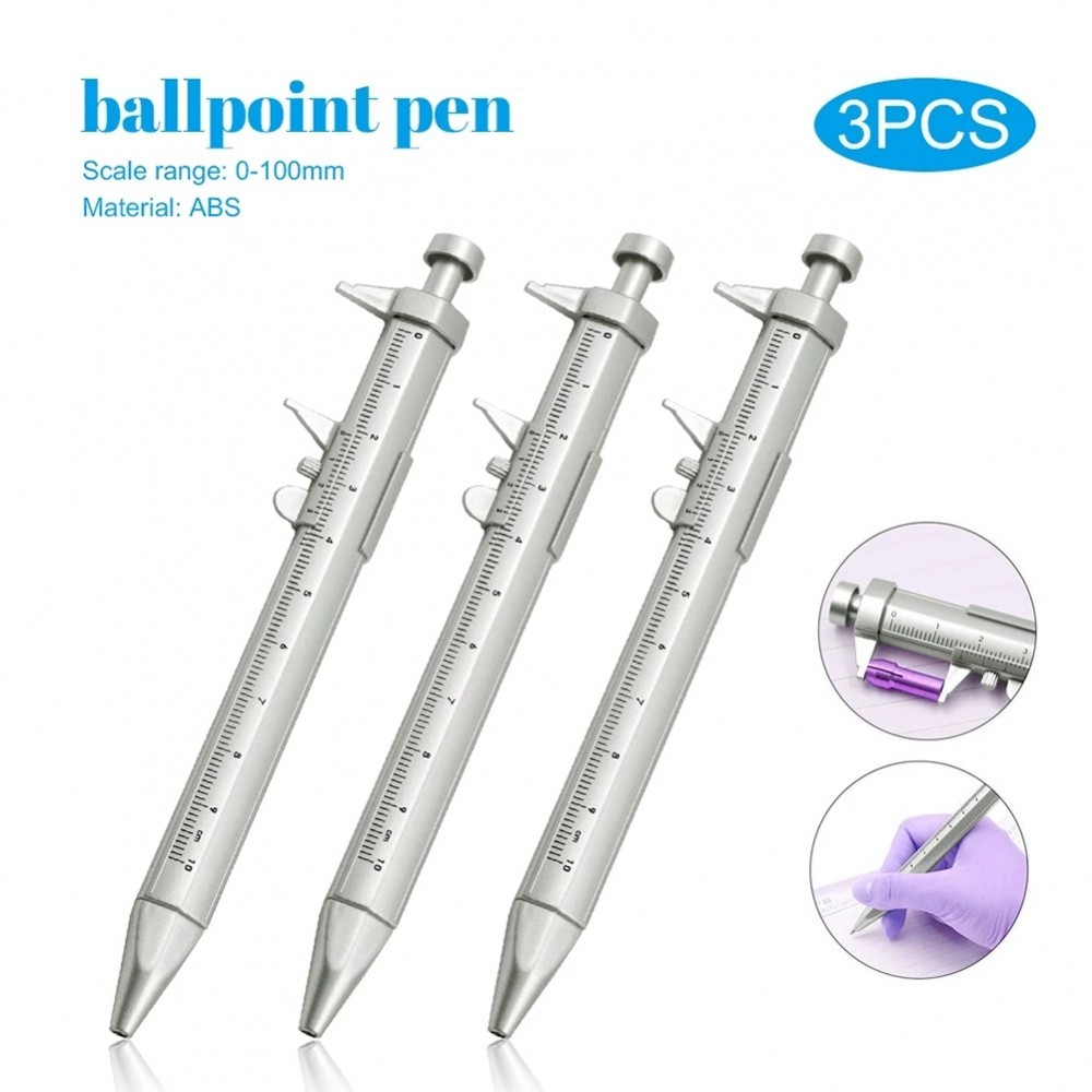 Vernier Caliper Smooth Tools Viết 0.5MM Refill Bút bi Caliper Pen ...