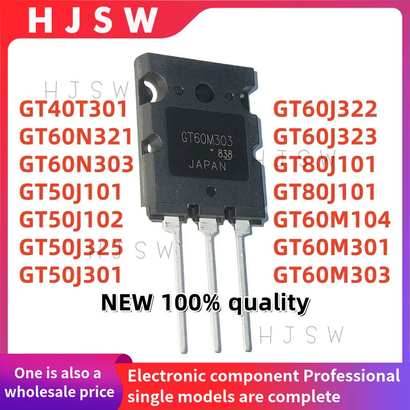 1-5 CÁI GT60N321 GT60N303 GT60M303 GT50J325 GT60J322 GT50J101 GT60J323 ...