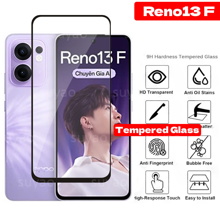 Dành Cho Oppo Reno13 F 13F 5G 2025 Kính Điện Thoại Cường Lực Full Keo ...