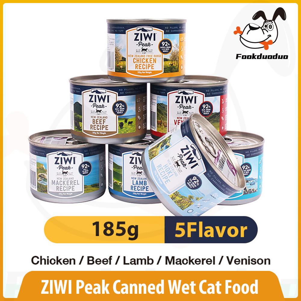 Ziwi Peak Đóng Hộp Thức Ăn Cho Mèo Ướt Không Hạt 92% Hàm Lượng Thịt 85g-185g | Shopee Việt Nam