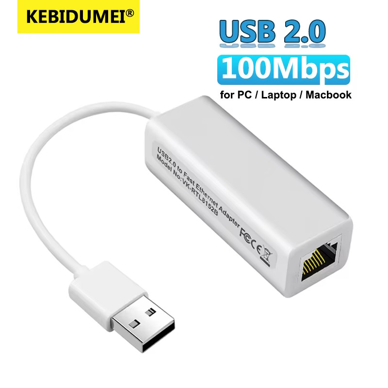 Usb 2.0 Có Dây USB Sang RJ45 Ethernet Adapter Card Mạng LAN Cáp ...